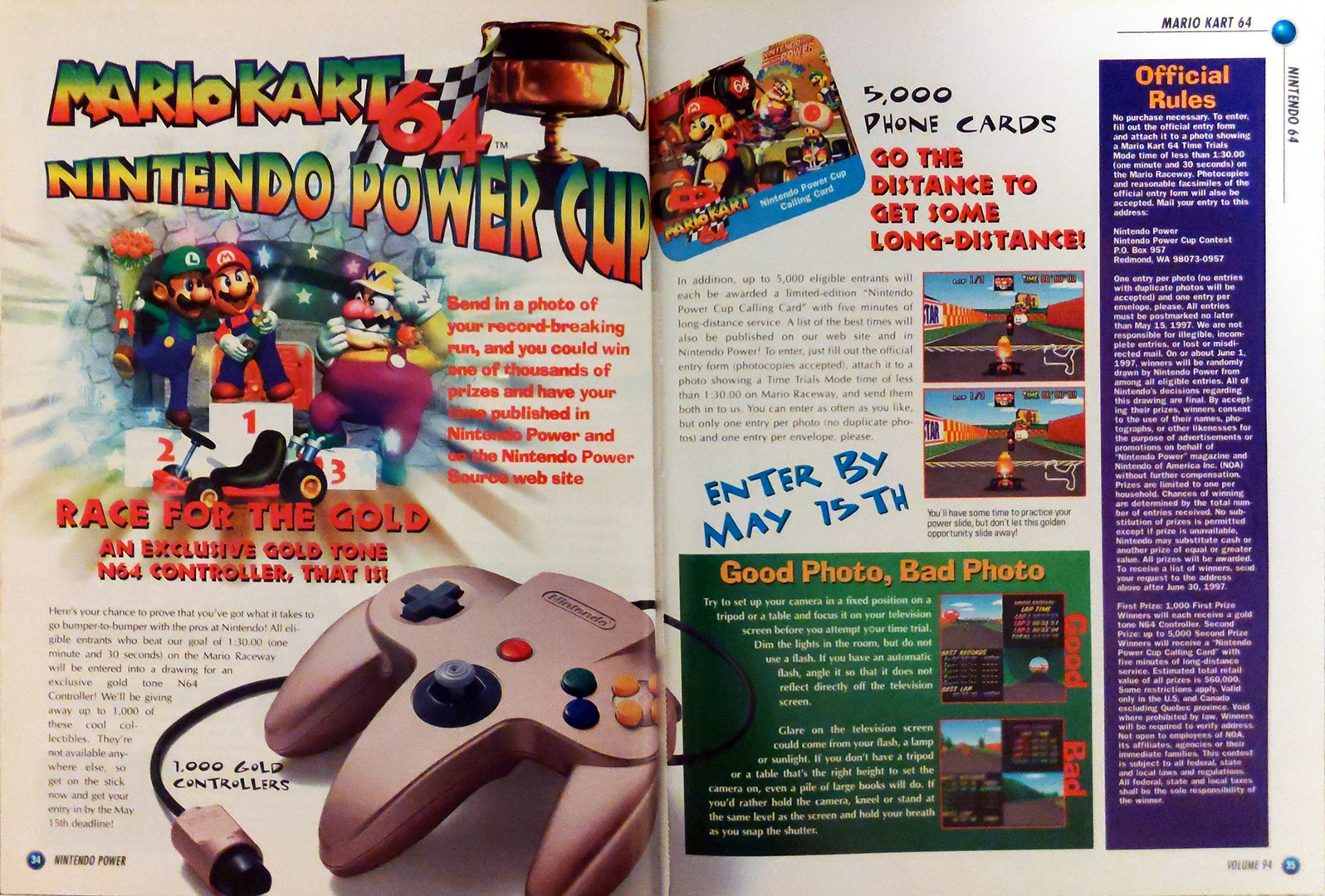 Winning a Gold N64 Controller from Nintendo Power | SM128C